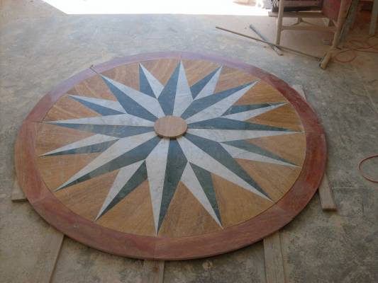 Particular products in travertine marble granite